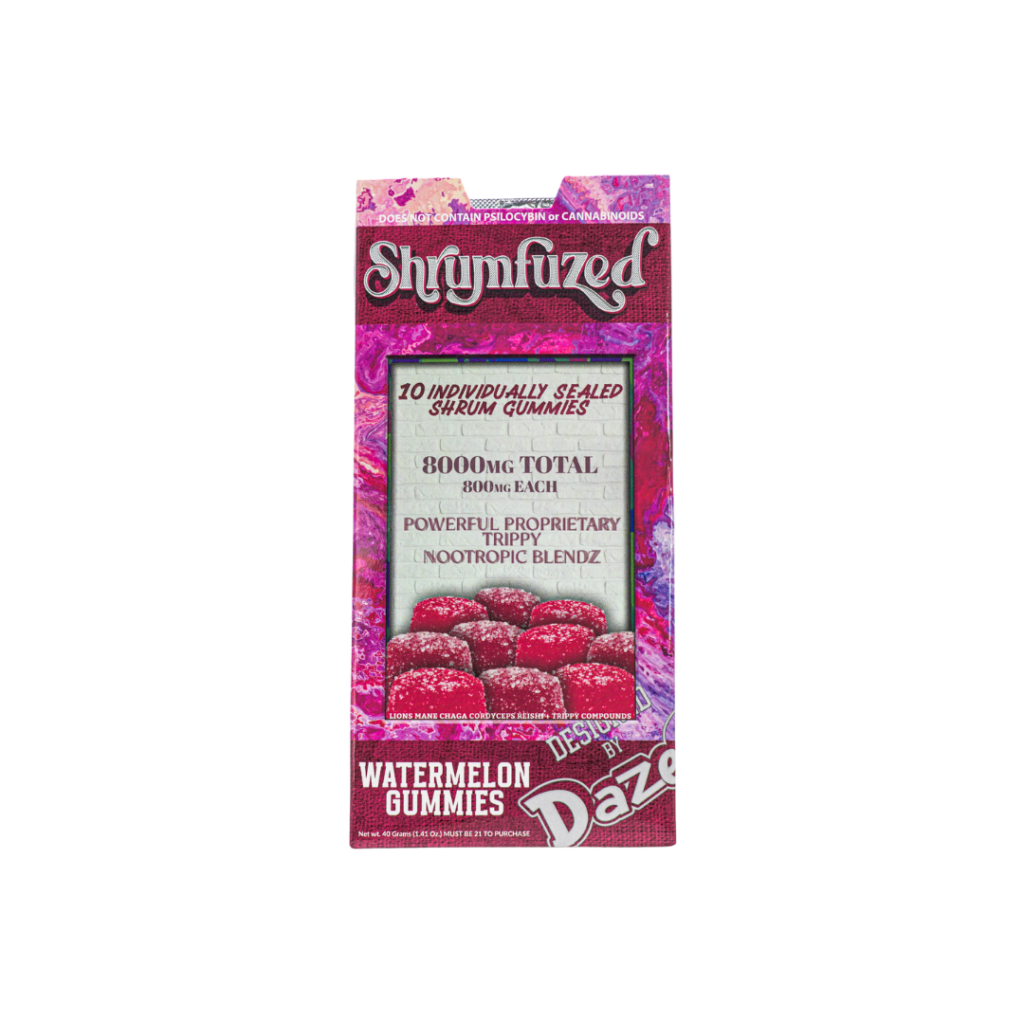 Shrumfuzed Mushroom Gummies – Powerful Nootropic Trippy Blend – CBD ...